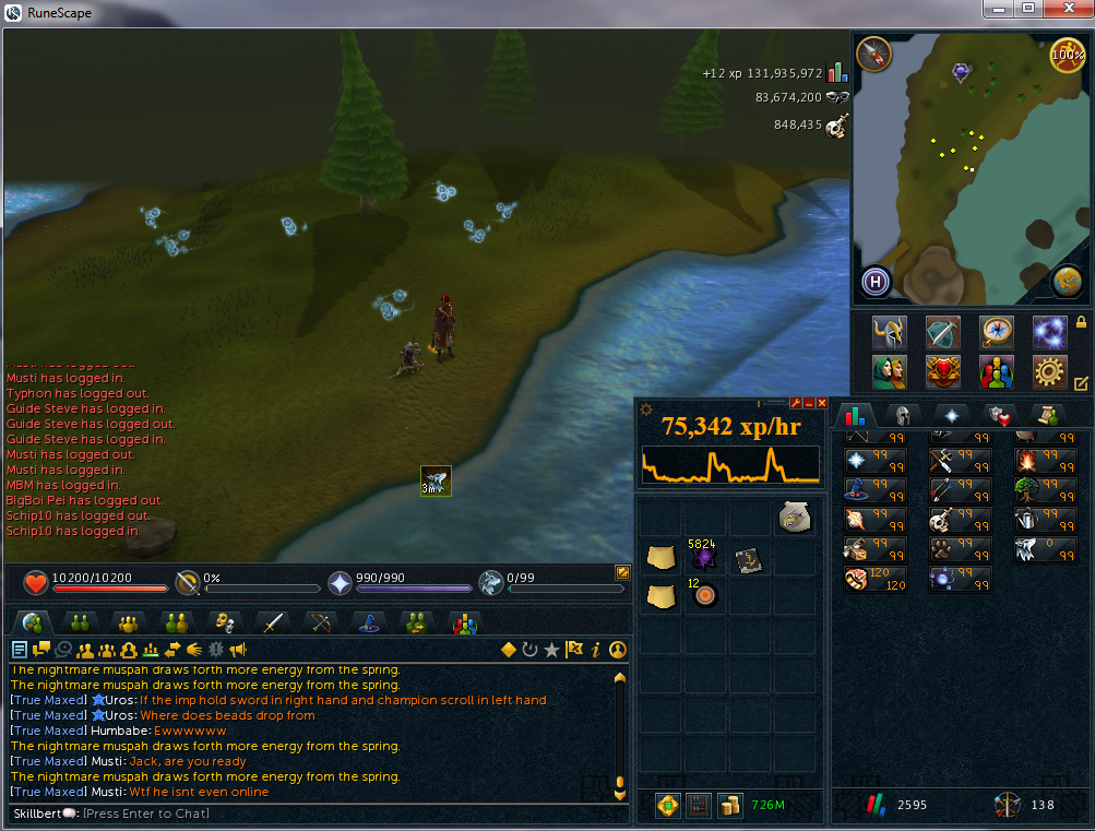 Show your tiny resolution interface setup! : r/runescape