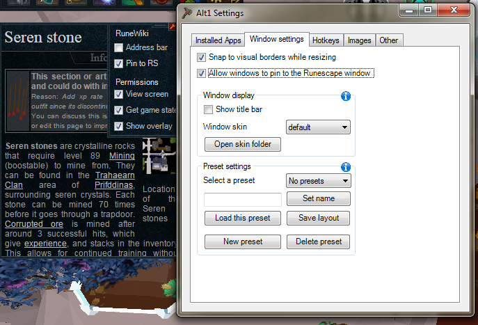 The Alt1 Toolkit is now out of beta! Alt1 is an overlay on the game ...